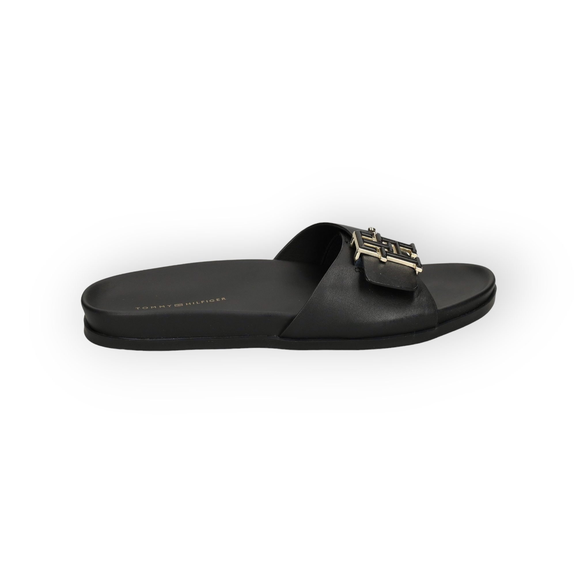 נעלי TOMMY HILFIGER HARDWARE LEATHER SANDAL - ZICO Fashion