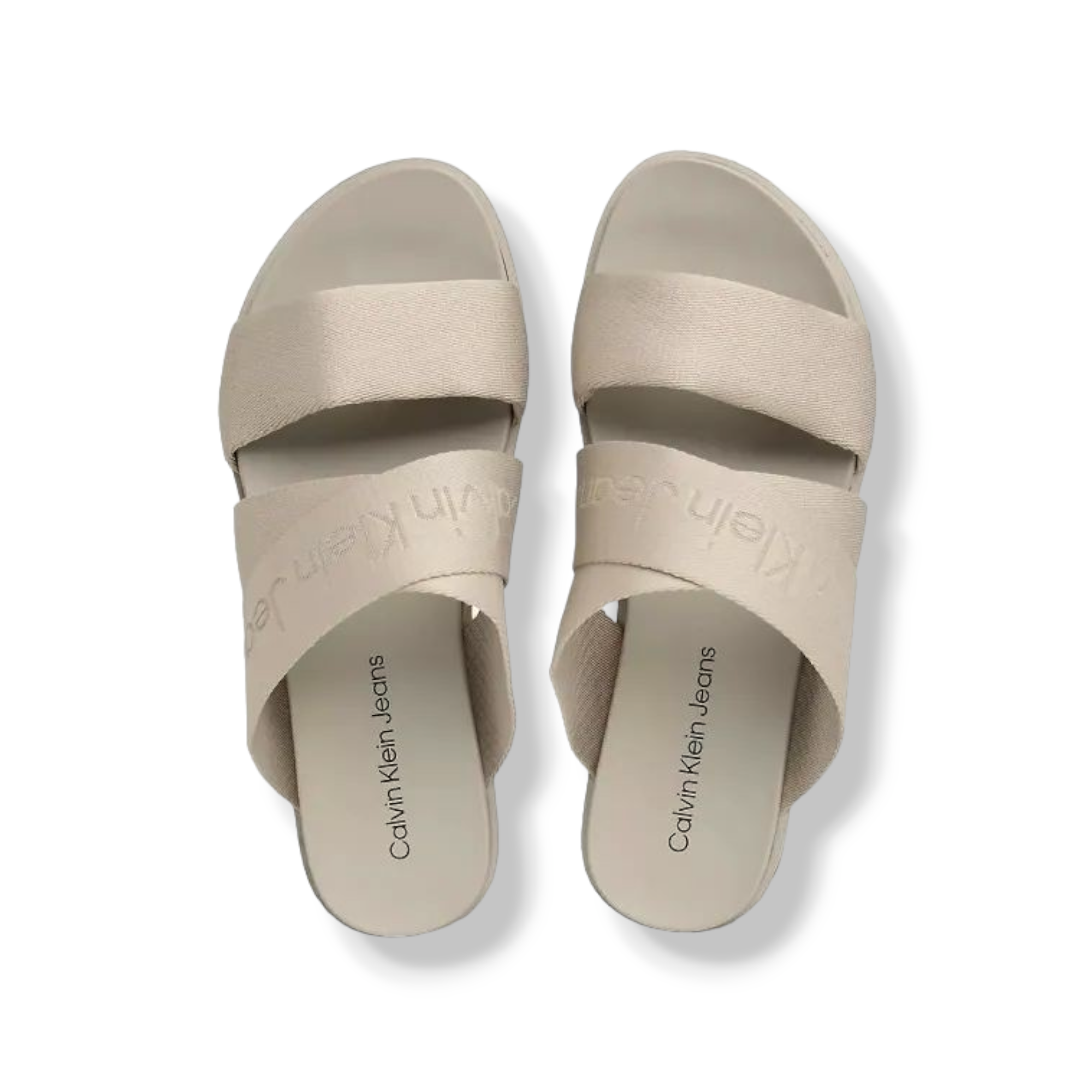 נעלי CALVIN KLEIN FLATFORM WEBBING SANDAL - ZICO Fashion