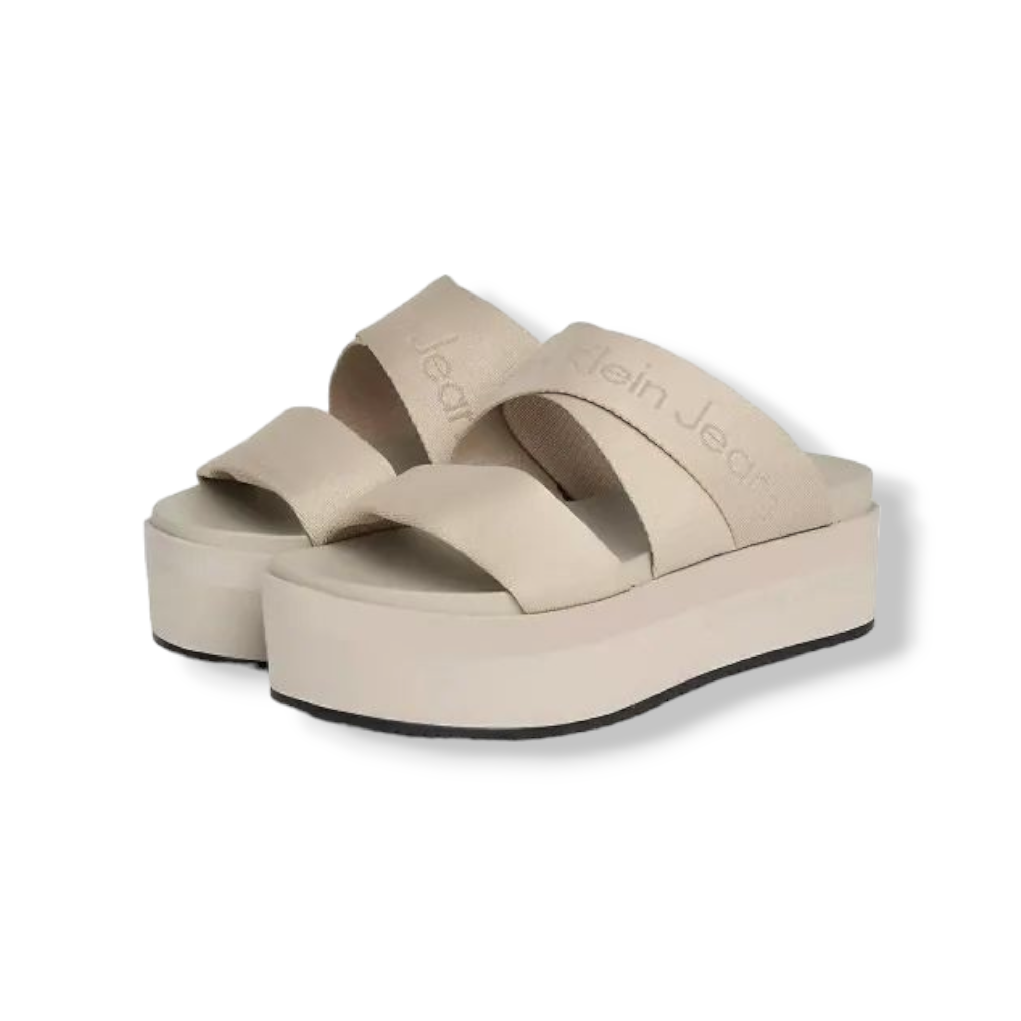 נעלי CALVIN KLEIN FLATFORM WEBBING SANDAL - ZICO Fashion