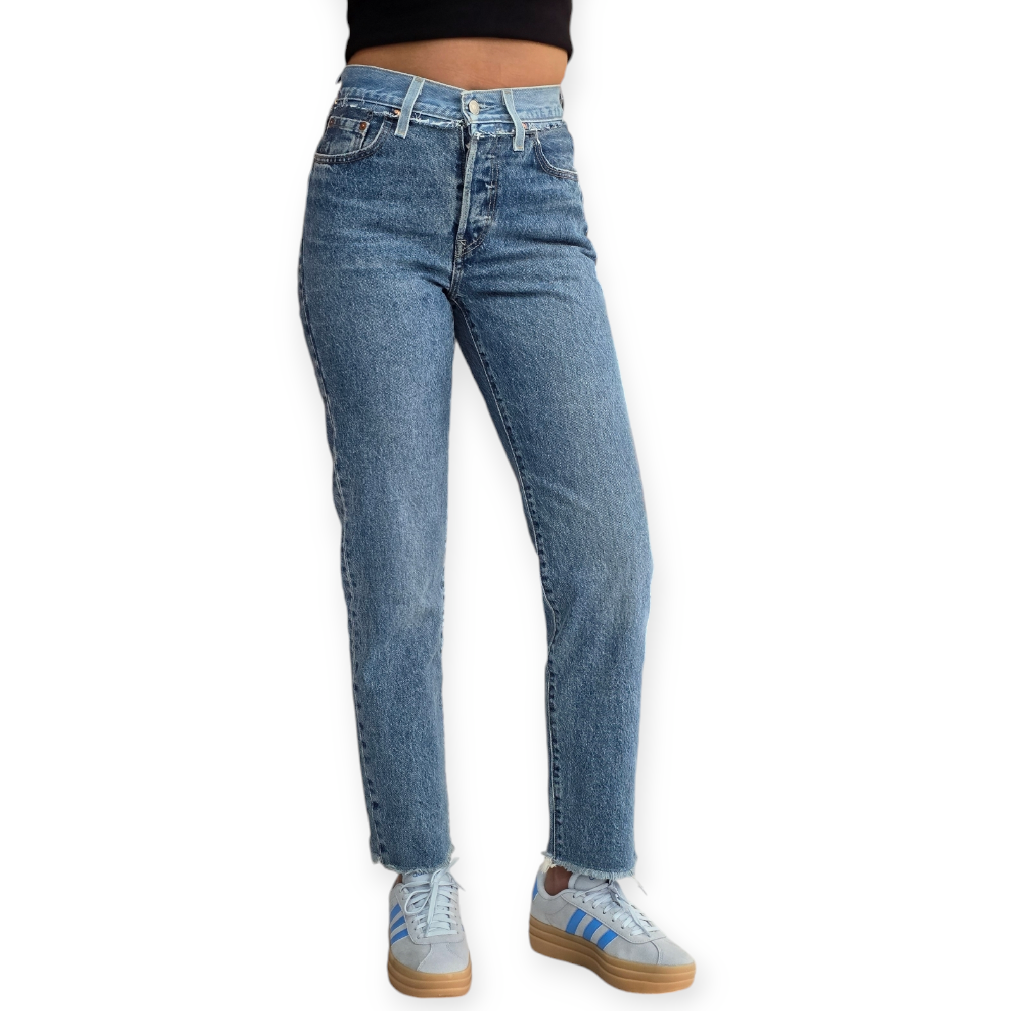 גינס LEVIS 501 CROP CRAFT - ZICO Fashion