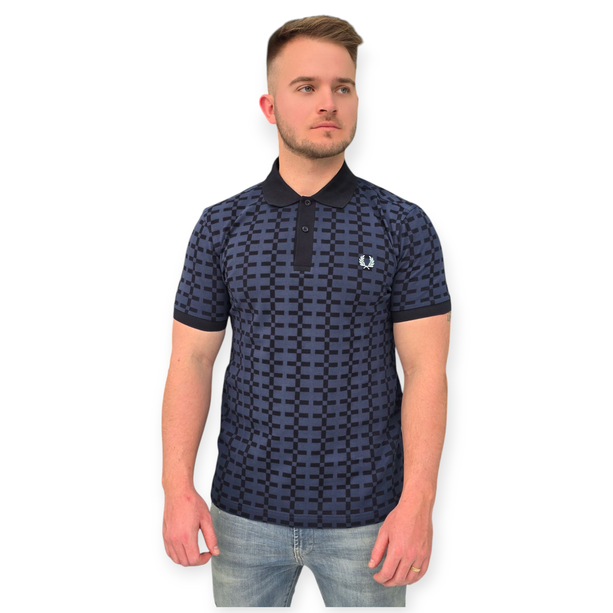 חולצה FRED PERRY JACQUARD SHIRT - ZICO Fashion